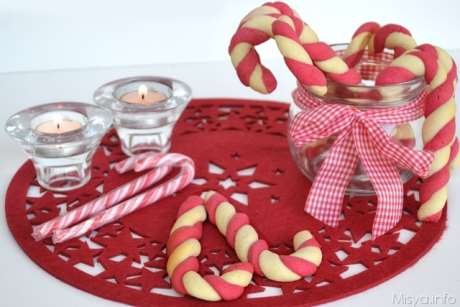 Cantucci candy cane - Ricetta di Misya