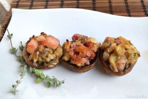 Pasta funghi e pancetta - Ricetta di Misya