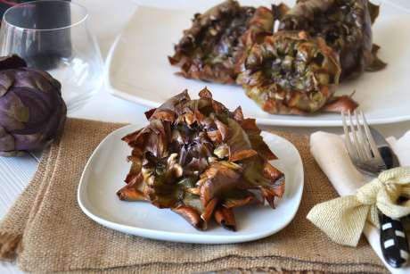 Carciofi alla romana - Ricetta di Misya
